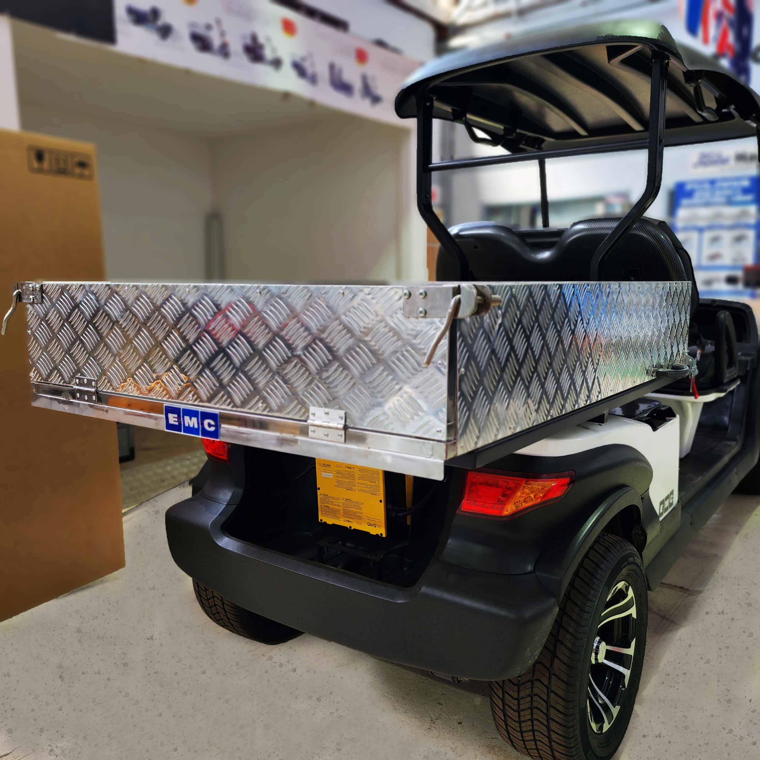 EMC Vantage LWB 2 Seat Long Tray Utility – Industrial Vehicles